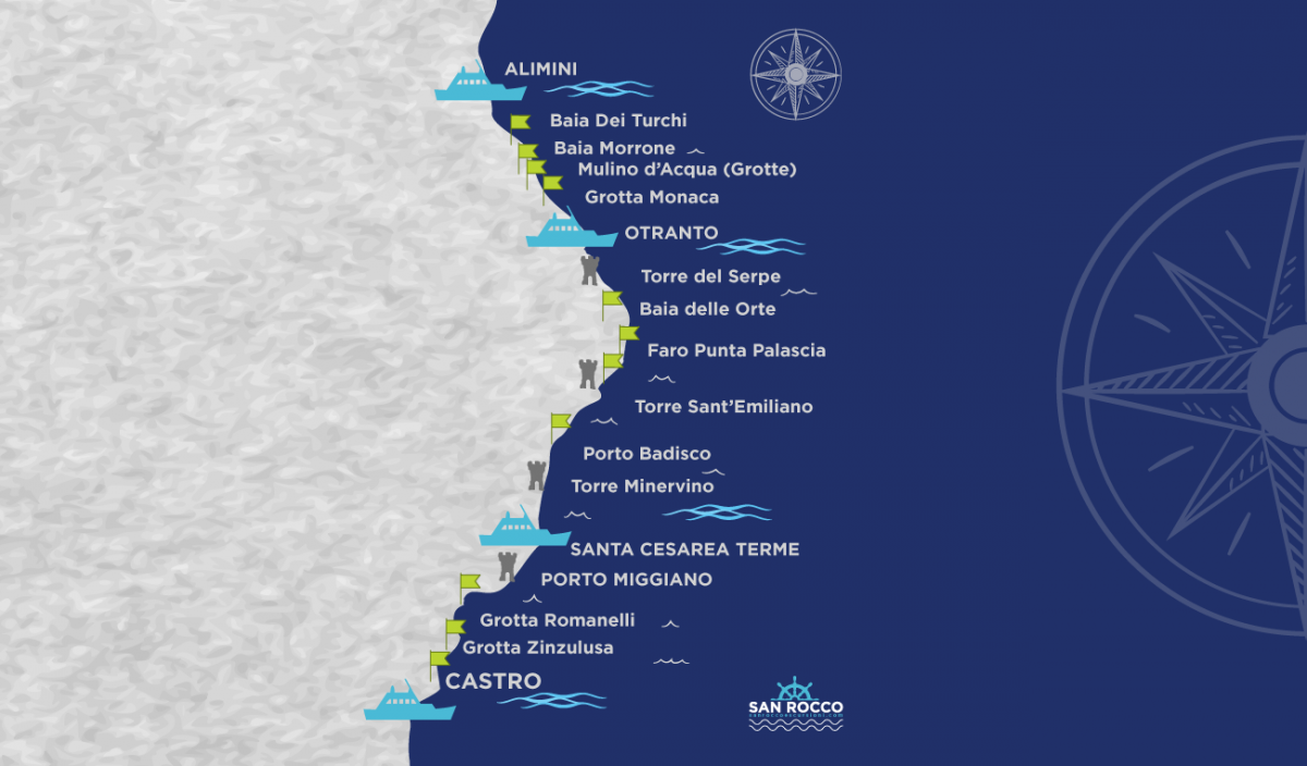 Escursioni in barca Castro Marina - San Rocco Escursioni